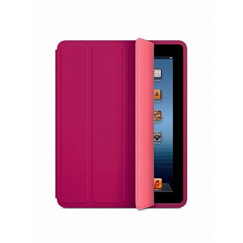 Чехол-книжка для iPad 2 / iPad 3 / iPad 4 Smart Сase, малиновый