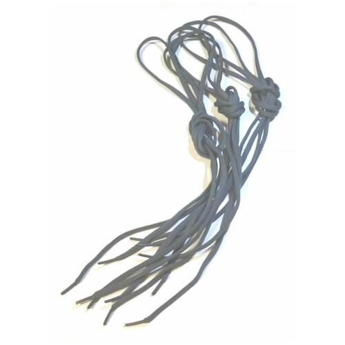 Шнурки синтетические объемные полукруглые 6 мм, Длина 110 см. 3 пары/упак.