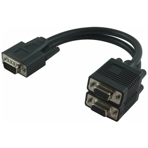 Переходник VGA M 15 pin to 2 VGA F 15 pin