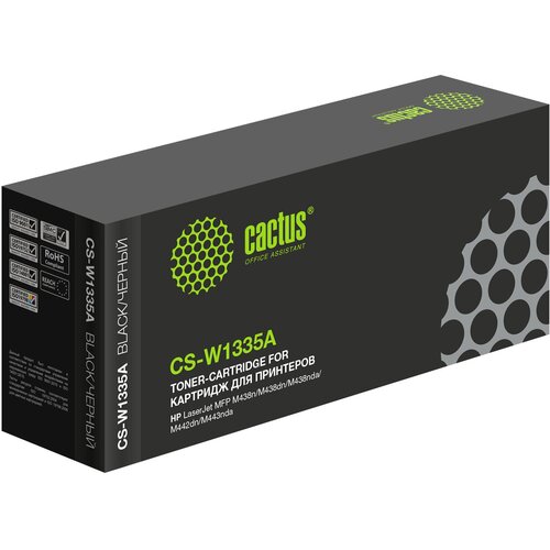 Картридж лазерный Cactus CS-W1335A W1335A черный (7400стр.) для HP LJ MFP M438n/M438dn/M438nda/M442dn/M443nda