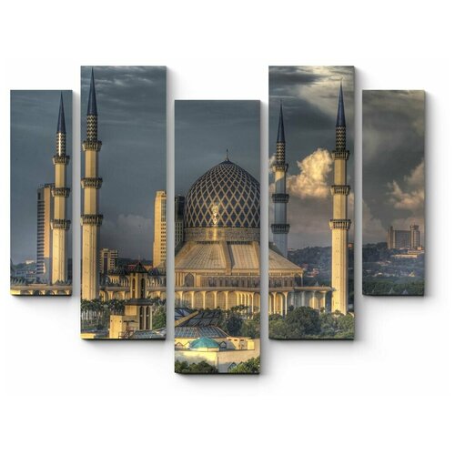Модульная картина Голубая мечеть, Куала-Лумпур111x90