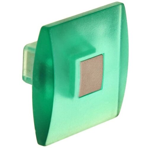 Ручка кнопка PLASTIC 003, пластиковая, зеленая