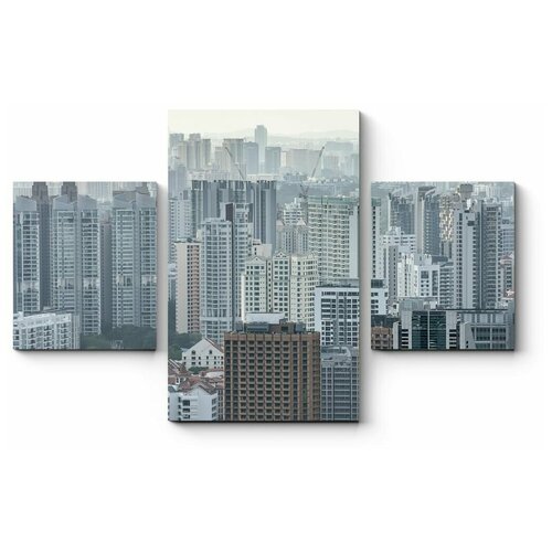 Модульная картина Загадочный Сингапур140x91