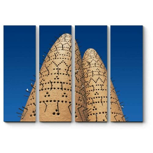 Модульная картина Голуби на башне в Катаре110x83