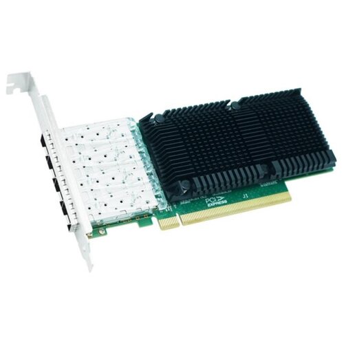 Сетевой адаптер LR-LINK PCIe 4.0 x16, Intel E810, 4*SFP28 10/25G NIC Card LRES1023PF-4SFP28