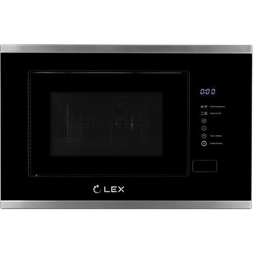 Микроволновая печь встраиваемая LEX BIMO 20.01 IX, черный
