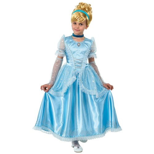 Карнавальный костюм для детей Батик Принцесса Золушка, рост 128 см