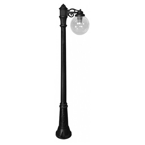 Fumagalli Фонарный столб Globe 250 G25.156.S10.AXE27, E27, 60 Вт, цвет арматуры: черный, цвет плафона бесцветный
