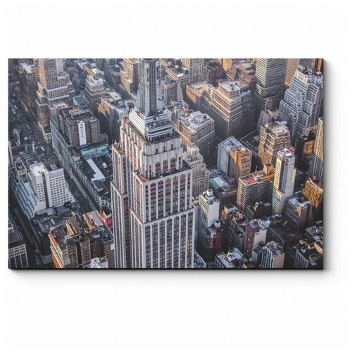 Модульная картина Нью-Йорк с высоты птичьего полета50x33