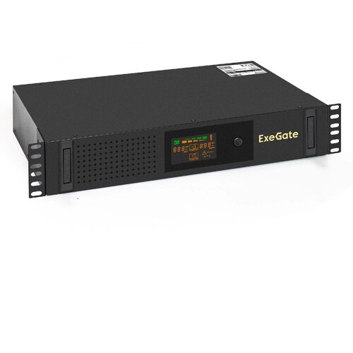 Источник бесперебойного питания EXEGATE EX293850RUS ServerRM UNL-1000. LCD. AVR.2SH.3C13. USB.2U