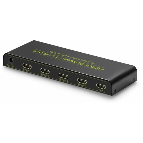 Разветвитель HDMI Greenconnect HDMI - 4x HDMI v1.4 (GL-v104C)