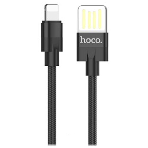 Кабель USB - 8 pin HOCO U55 Outstanding, 1.2м, 2.4A, цвет: чёрный
