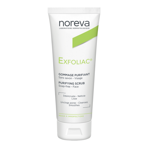 Noreva laboratories скраб для лица Exfoliac очищающий, 50 мл