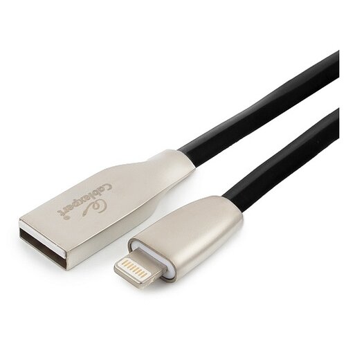 Кабель Cablexpert для Apple CC-G-APUSB01Bk-1.8M, AM/Lightning, серия Gold, длина 1.8м, черный, блистер