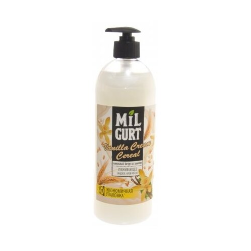 Весна Крем-мыло жидкое Milgurt Ухаживающее Ванильный йогурт со злаками, 860 мл, 860 г