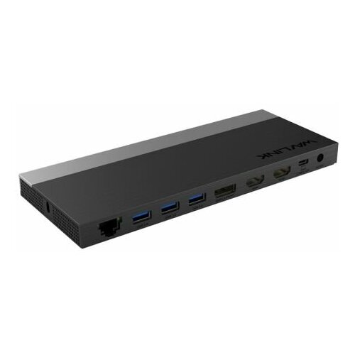 Док-станция WAVLINK WL-UMD05 PRO USB-C GEN2 4K Universal /100W PowerDelivery Include 20V/6.5A Power Adapter/4*USB3.0/1xUSB C/1xDP 4K 60HZ/2xHDMI 4K 60