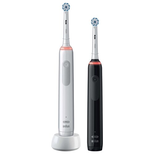  Электрическая зубная щетка Oral-B Pro 3 3900N, белый/черный