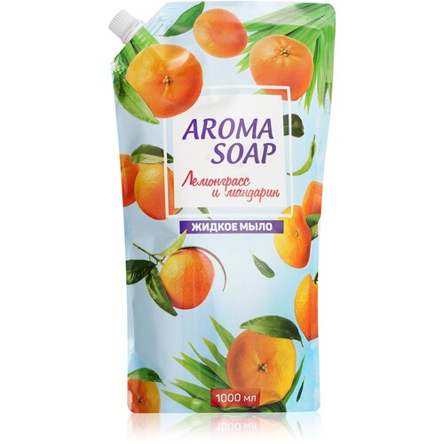 Жидкое мыло Aroma Soap " Лемонграсс и мандарин " 1000мл
