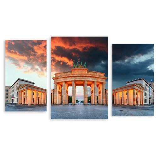 Модульная картина на холсте "Бранденбург" 120x71 см