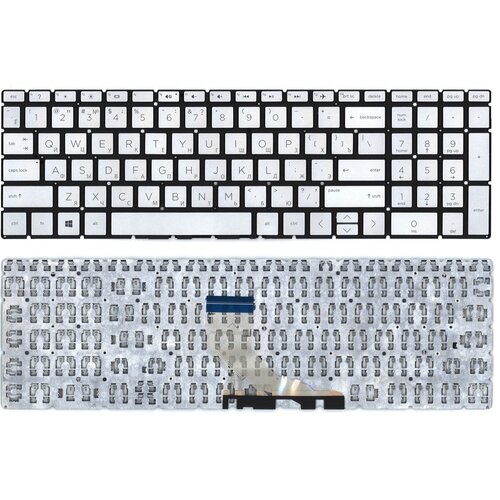 Клавиатура для HP 15-DA 15-DR 15-DB Серебро p/n: SG-93430-XBA