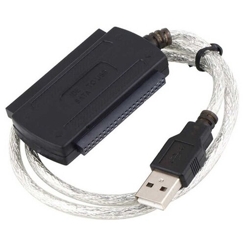 Адаптер USB 2.0 to SATA (3Gb/s) & IDE HDD 2.5"/3.5"/DVD, внешний БП 5/12В