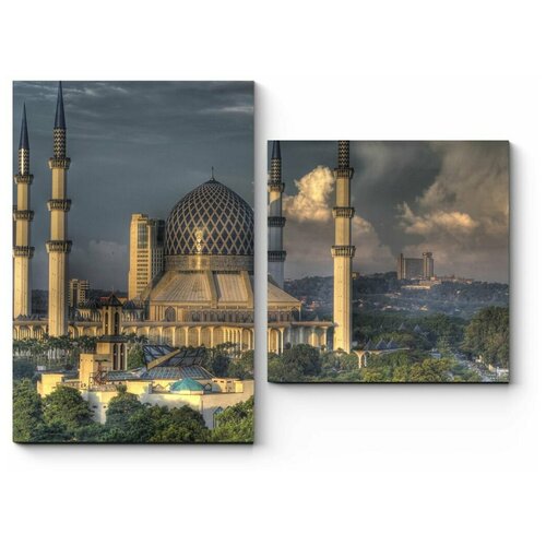 Модульная картина Голубая мечеть, Куала-Лумпур120x90