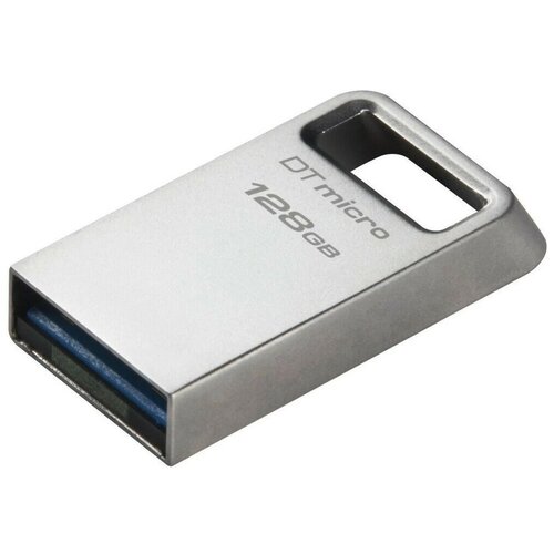 Kingston Носитель информации USB Drive 128GB DataTraveler Micro USB3.0, серебристый dtmc3g2 128gb