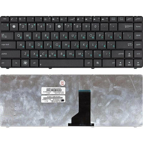 Клавиатура для Asus K84HO, русская, черная