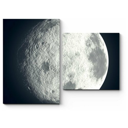 Модульная картина Безупречная Луна 40x30