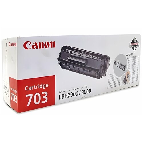 Картридж лазерный CANON (703) LBP-2900/3000, оригинальный, ресурс 2000 стр, 7616A005