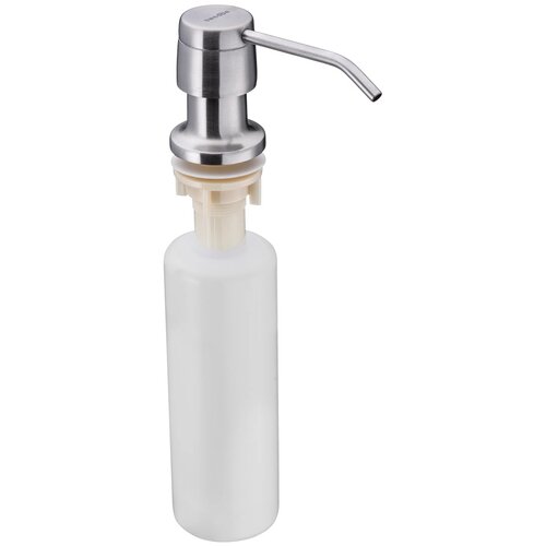 Дозатор  для жидкого мыла Swedbe Встраиваемый дозатор для мыла Swedbe Selene 0100 (переходник пластик), серебристый/белый