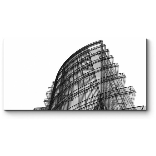 Модульная картина Абстрактная архитектура 130x65
