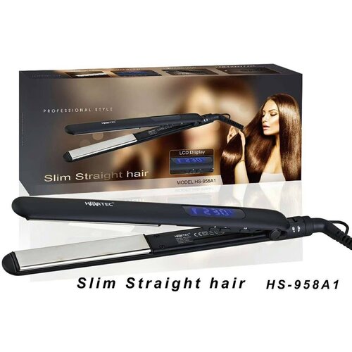 Выпрямитель для волос/HS-958A1/быстрый нагрев/выпрямление/укладка/высокая температура/black