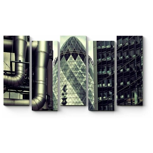 Модульная картина Современный Лондон 90x52