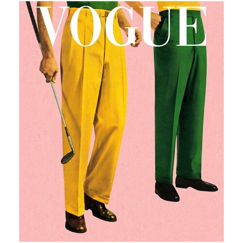 Постер / Плакат / Картина Vogue Гольф 40х50 см в раме