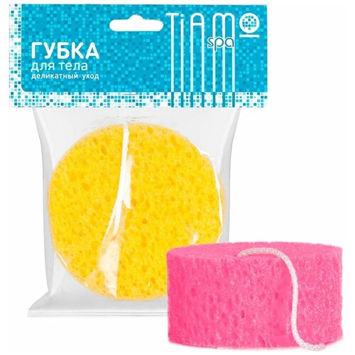 Губка для тела TIAMO SPA круг Люкс