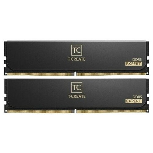 Модуль памяти Team Group 32GB (16GBx2) DDR5 6400 DIMM T-CREATE EXPERT(BK) CTCED532G6400HC40BDC01 CL40-40-40-84 1.35V