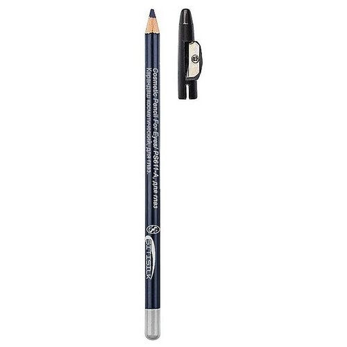 Sitisilk Карандаш косметический для глаз с точилкой Cosmetic Pencil For Eyes, PS 611-A, тон 03 синий, дерево