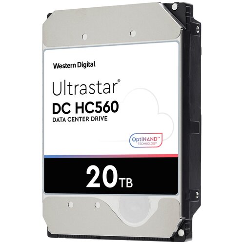 Жесткий диск Western Digital 3.5" 20TB WD Ultrastar DC HC560 SATA 6Gb/s, 7200rpm, 512MB, 0F38755, 512e/4Kn