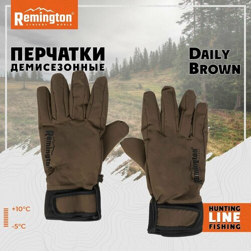 Перчатки Remington, размер 6.5, коричневый