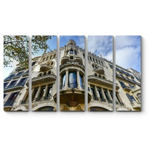 Модульная картина Неокласицизм в архитектуре Барселоны160x96