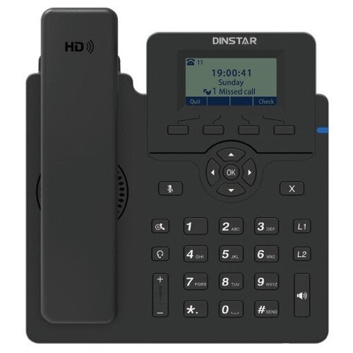 IP-телефон Dinstar C60UP черный