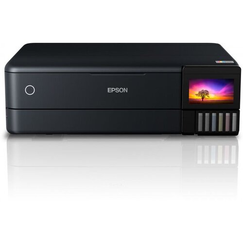 МФУ струйный Epson L8180 (C11CJ21403/402) A3 Duplex Net WiFi черный