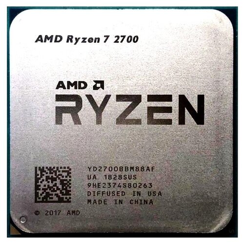 Процессор AMD Ryzen 7 2700 AM4,  8 x 3200 МГц, OEM