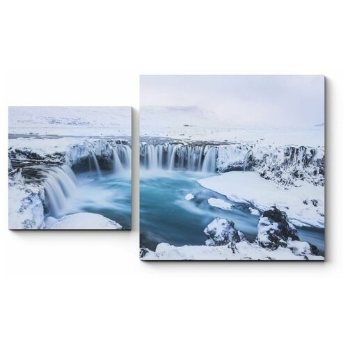 Модульная картина Ледяная красота Исландии130x78