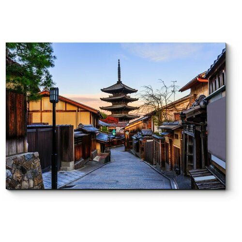 Модульная картина Предрассветный Киото70x47