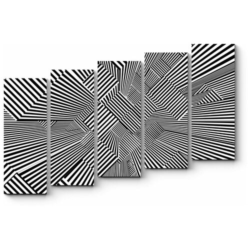 Модульная картина Трехмерный лабиринт 160x112