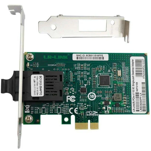 Сетевой адаптер PCIE 1GB 1000MBPS SINGLE LREC6230PF-SFP LR-LINK