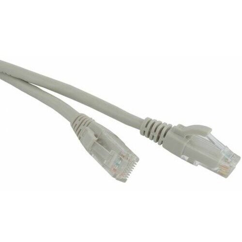 Кабель витая пара патч-корд Hyperline PC-LPM-UTP-RJ45-RJ45-C6-10M-LSZH-GY 10.0m