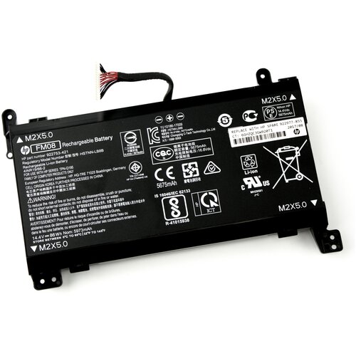 Аккумулятор для HP 17-AN (14.4V 5973mAh) 16pin ORG p/n: 922753-421 922977-855 FM08 HSTNN-LB8B